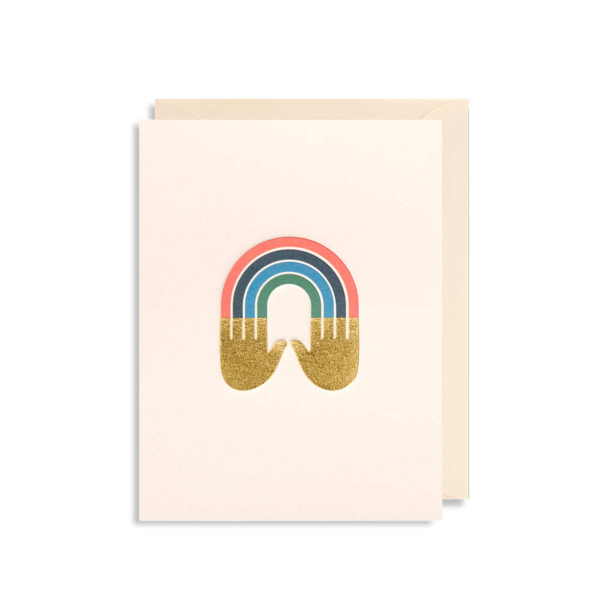 'Rainbow' Mini Greetings Card by Lagom Design – Winter's Moon Limited