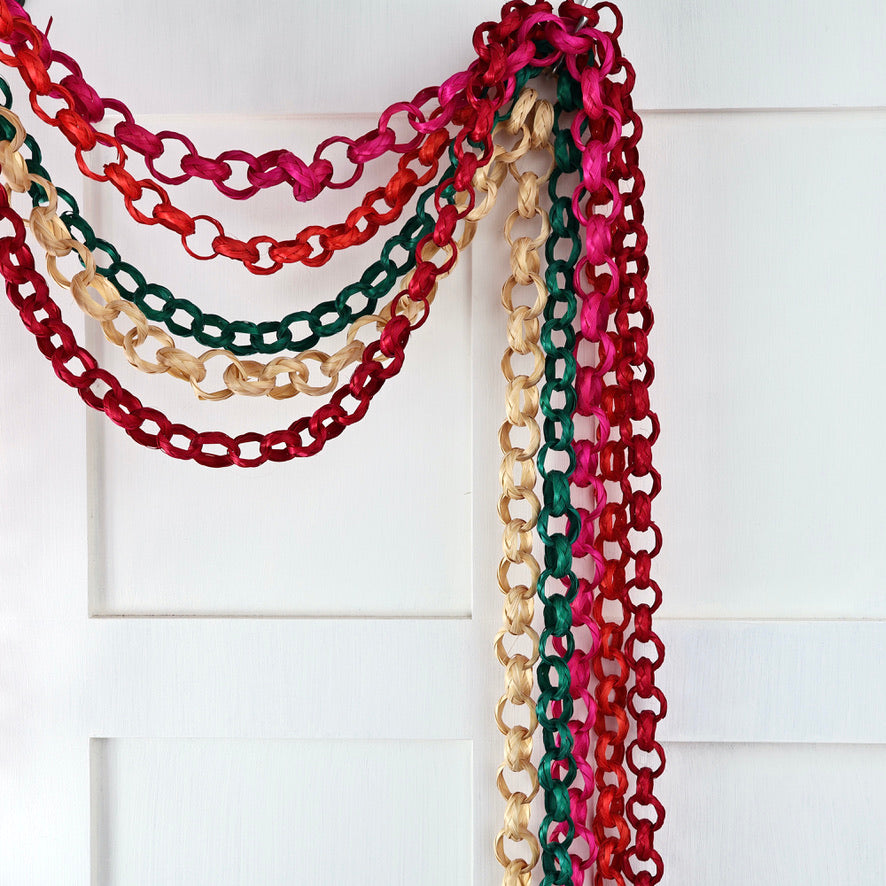 Bamboo Garland Decoration – Winter's Moon