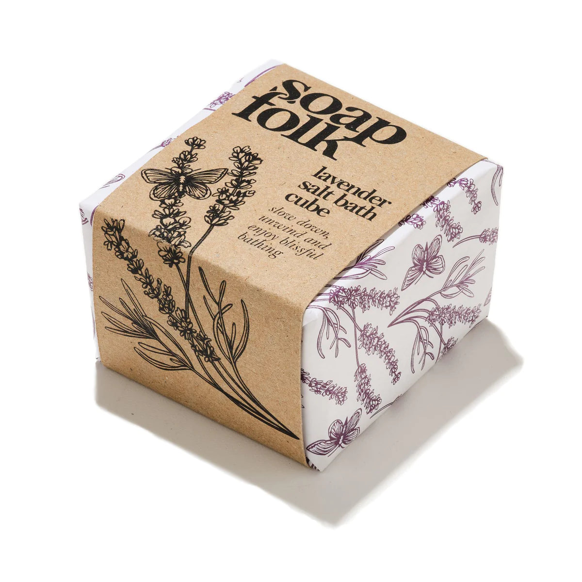 Lavender Salt Bath Cube – Winter's Moon Ltd.