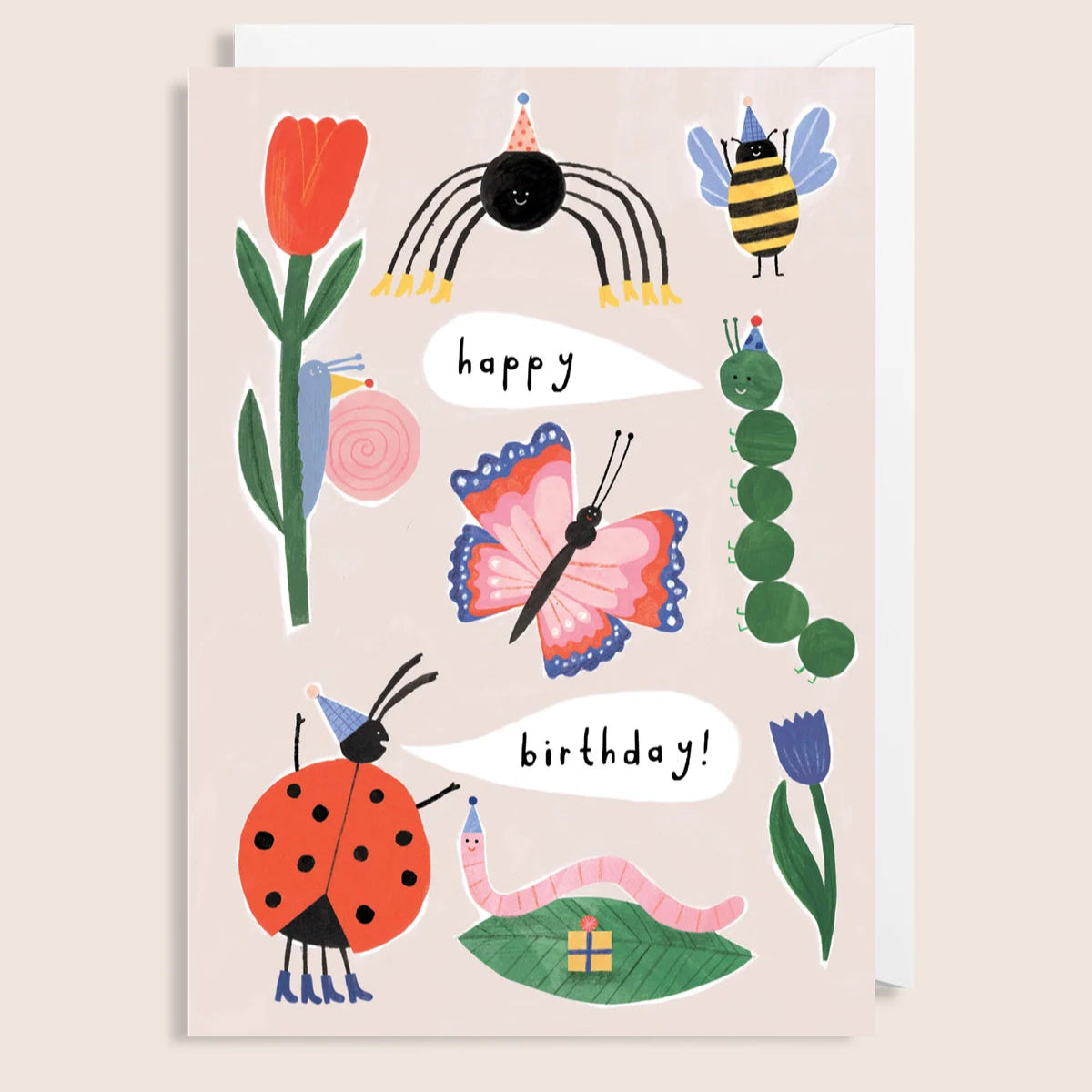 'Birthday Bugs' Greetings Card – Winter's Moon Limited