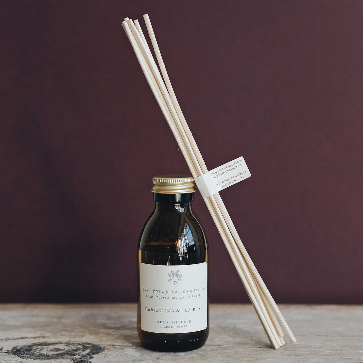 'Darjeeling and Tea Rose' Reed Diffuser – Winter's Moon
